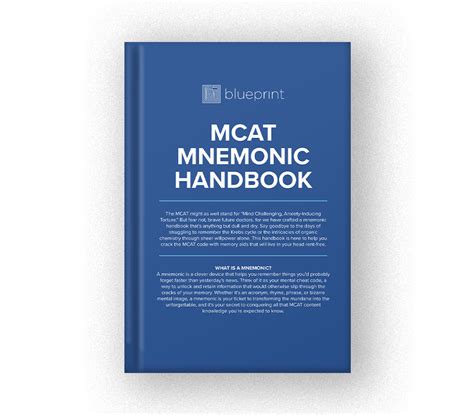 Mcat Mnemonics Handbook Blueprint Prep