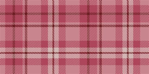 이 텍스타일 디자인은 핑크와 레드 컬러의 이음매가 없는 타탄 패턴을 선보이며 교차하는 선과 사각형이 특징이며 세련되고 클래식한 룩을 연출합니다 0명에 대한 스톡 벡터 아트