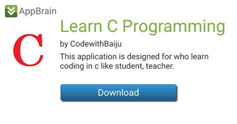 Learn C Programming for Android - Free App Download