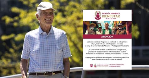 Pensión Hombres Bienestar 2025 ¿qué Estados Te Pagan 18 Mil Pesos Y