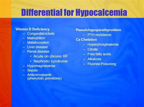 Hypoparathyroidism Hasan Aydin Md Endocrinology And Metabolism Ppt