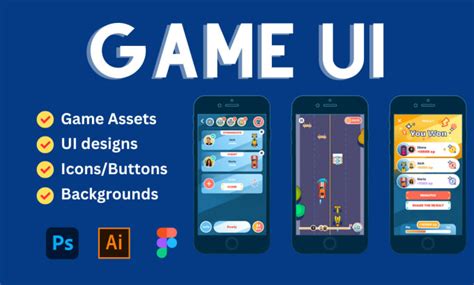 Design An Stunning Game Ui Design Reskin Gui Illustration For