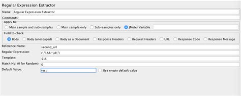 Jmeter Can Not Get Value With Regular Expression Extractor Stack Overflow