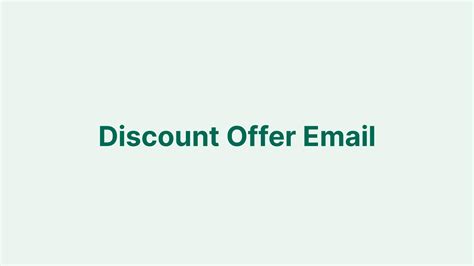 How To Write A Discount Offer Email Using Ai With Templates Studio