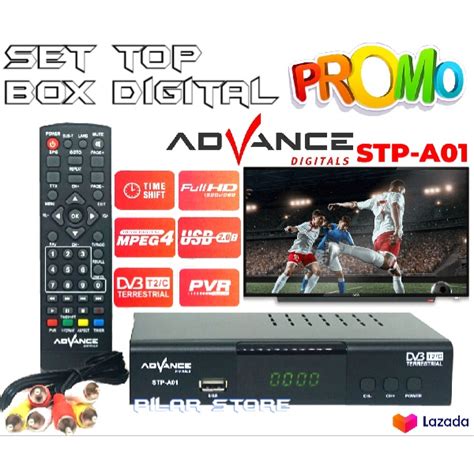 Jual Advance Set Top Box Tv Digital Receiver Penerima Siaran Full Hd