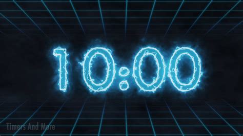 10 Minute ⚡ Electric Timer ⚡ With Music Loud Alarm At The End Youtube