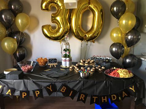 30th Birthday Decoration Ideas For Men Mmtx 30th Birthday Decoration