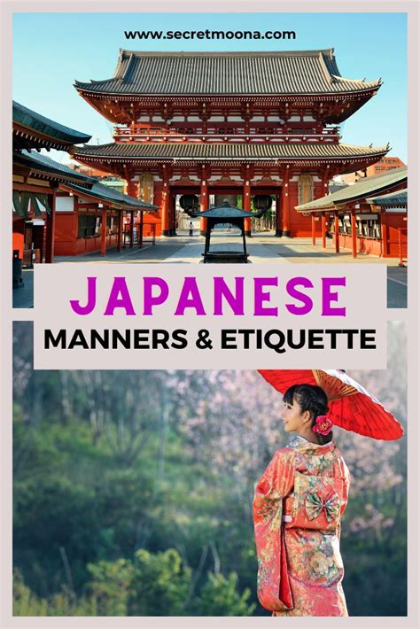 Japanese Manners And Etiquette Japan Travel Guide Japan Travel Tips