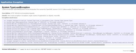 C Cannot Load Type On Mono Server Stack Overflow
