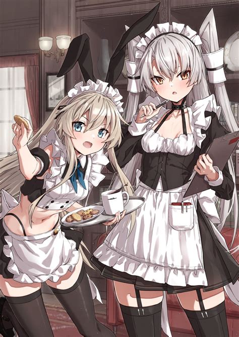 Shimakaze And Amatsukaze Kantai Collection Drawn By Takanashikei