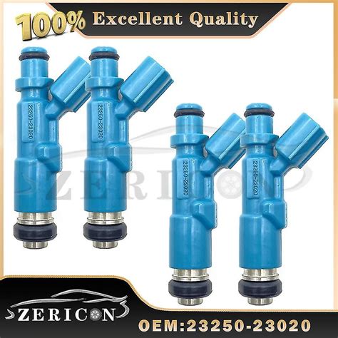 4pcs New 23250 23020 23209 23020 Fuel Injector For Toyota Yaris Ractis