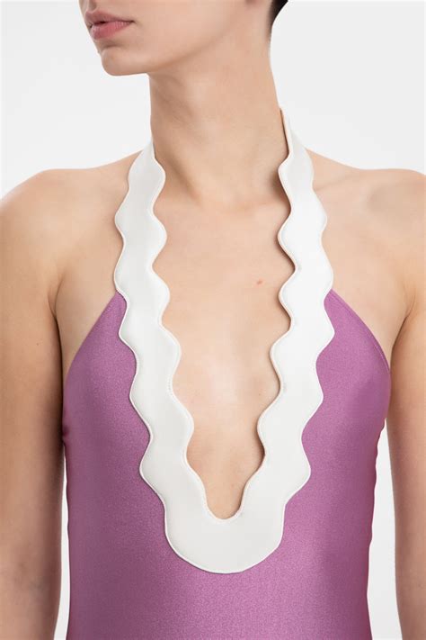 Moves High Leg Halterneck Swimsuit