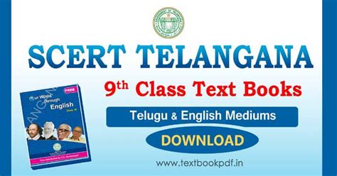 Scert Telangana Class 9 Text Books Pdf 2023 2024 Download Textbookpdf