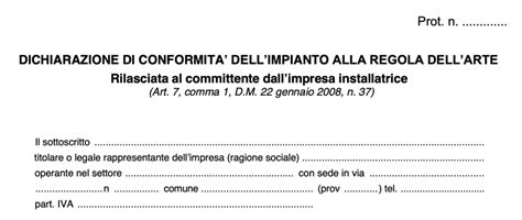 Dichiarazione di conformità cosè e come si compila