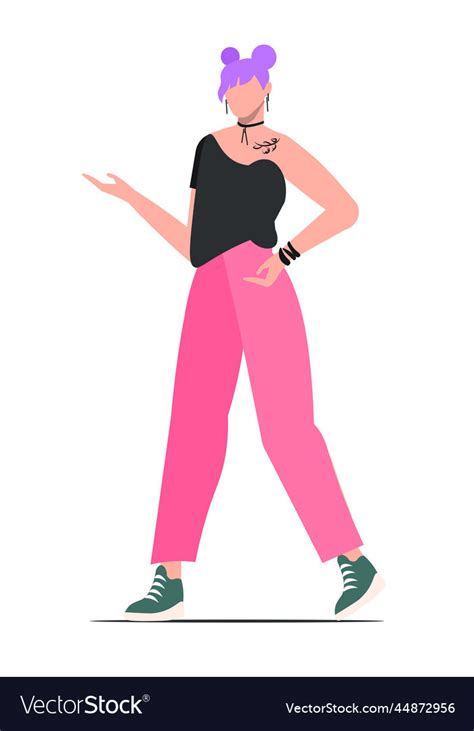 Hipster Style Girl Hair