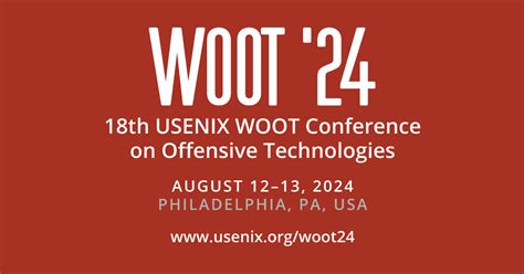 Woot 24 Usenix
