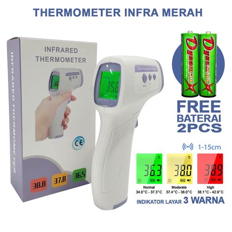 Jual Thermogun Thermometer Infrared Thermo Gun Gf Z99y Layar 3 Warna