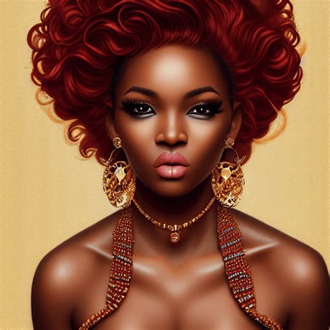 Diva Very Beautiful Brown Skin Melanin Woman · Creative Fabrica