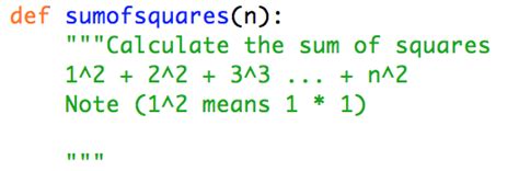 Solved Def Sumof Squaresn Calculate The Sum Of Squares