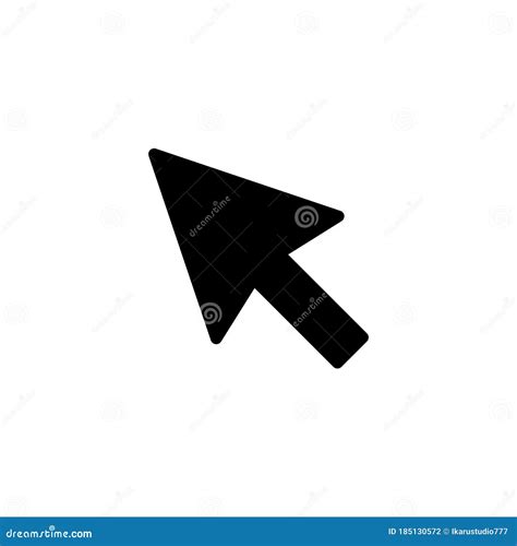 Click Icon Cursor Icon Stock Vector Illustration Of Mouse 185130572
