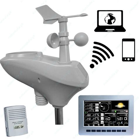 Solar Powered Wireless WiFi Weather Station Professional