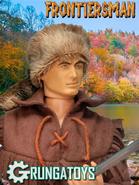 Frontiersman Outfit And Head Sculpt Set 16 Scale Vintage Replacement