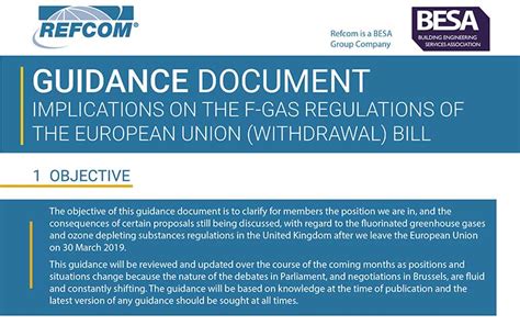 Refcom Publishes F Gas Brexit Guidance Technique Learning Solutions