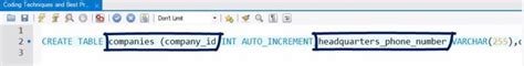 SQL Best Practices How To Type Code Cleanly And Perfectly Organized Data Science PR