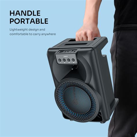 Robot Bluetooth Speaker With Microphone Karaoke Speaker 10w Portable Speaker Bluetooth 5 3
