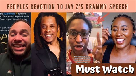 People S Reaction To Jay Z S Grammy Speech Must Watch YouTube