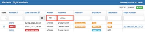 Manifest List Flightspan Documentation