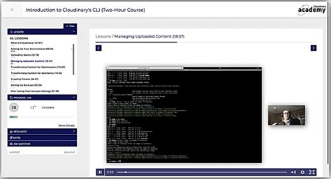 new training course on cloudinary s cli