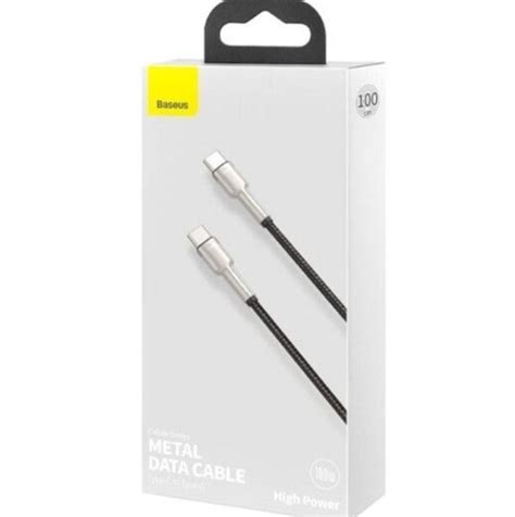 Кабель Baseus Type C Type C 100w 5a 100см Cafule Metal 230 грн Data кабели Днепр на Olx