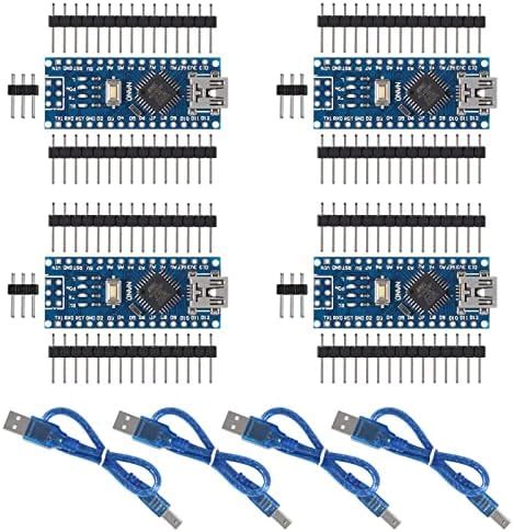 Amazon Com 4PCS Mini Nano V3 0 ATmega328P 5V 16M Mini USB Microcontroller Board With 4xUSB