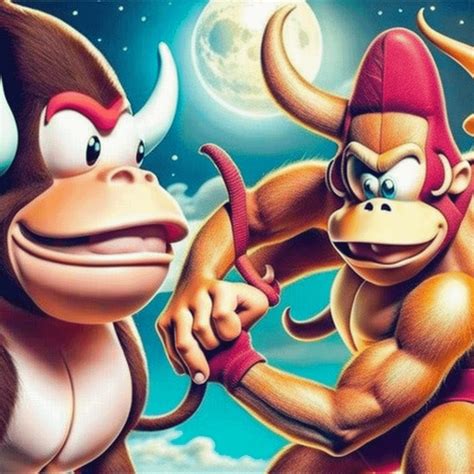 Donkey Kong And Kittypic3 And Baphomet8 Rhawkdogs