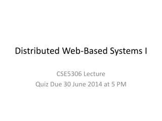 Ppt Distributed Object Based Systems Powerpoint Presentation Free