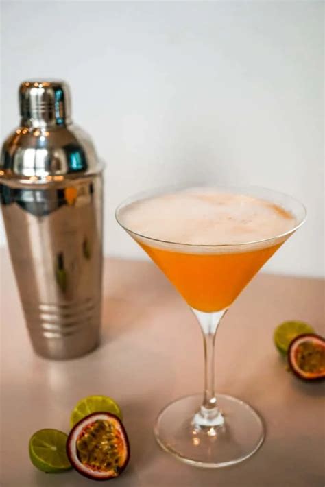 Tropical Passion Fruit Pisco Sour A Peruvian Cocktail Recipe