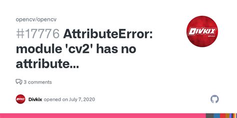 Attributeerror Module Cv2 Has No Attribute Dnndetectionmodel