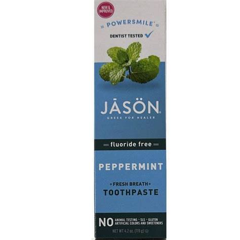 Jason Powersmile Peppermint Fluoride Free Toothpaste 119g Ebay