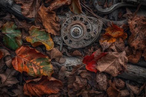 Premium AI Image Harmonious Intersection Natural And Industrial Textures Intertwined Generative IA