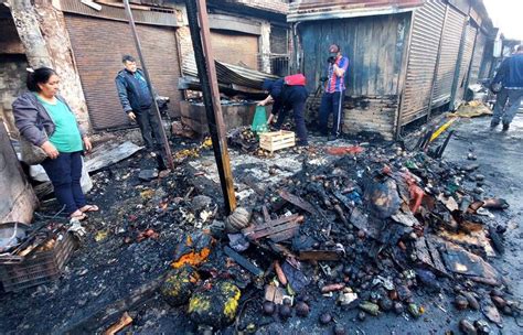 Permisionarios Denuncian Que Incendio En El Mercado 4 Fue Provocado