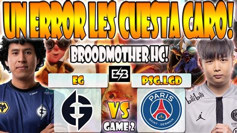 EG VS PSG LGD BO2 GAME 2 PAKAZS WISPER MATTHEW VS NOTHINGTOSAY