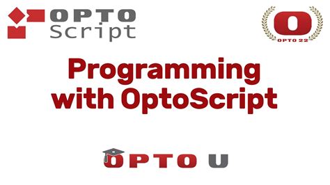 Intro To Optoscript Part 2 The Optoscript Editor Youtube