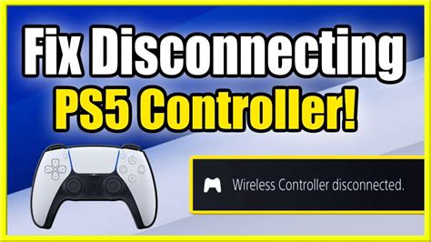 troubleshoot ps5 controller keeps disconnecting from pc