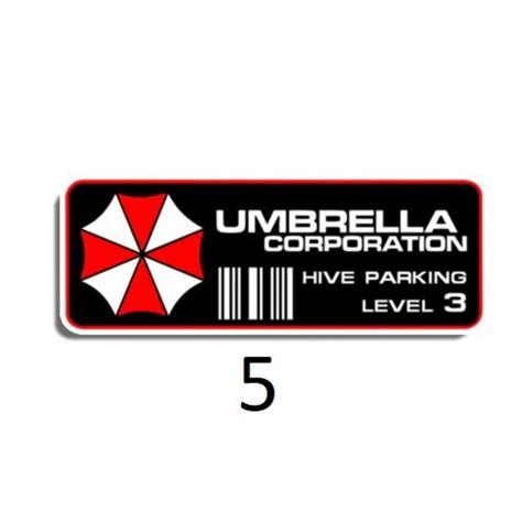 Sticker For Car Umbrella Corporation T Virus From The Movie Resident