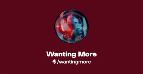 Wanting More Listen On Youtube Spotify Apple Music Linktree