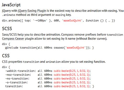 Easings JQuery Easing Plugin Per Animazioni CSS JuliusDesign