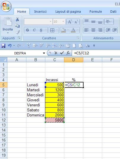 Excel Easy Excel Facile Come Si Calcola La Percentuale Con Excel
