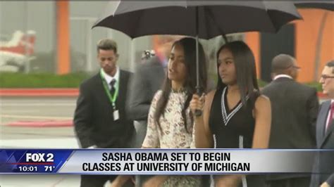 Sasha Obama Set To Begin Classes At University Of Michigan