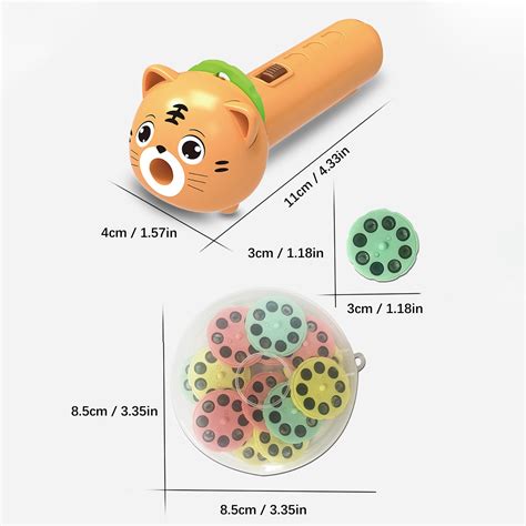 Slide Projector Flashlight Turtle Night Light Projector Sensory